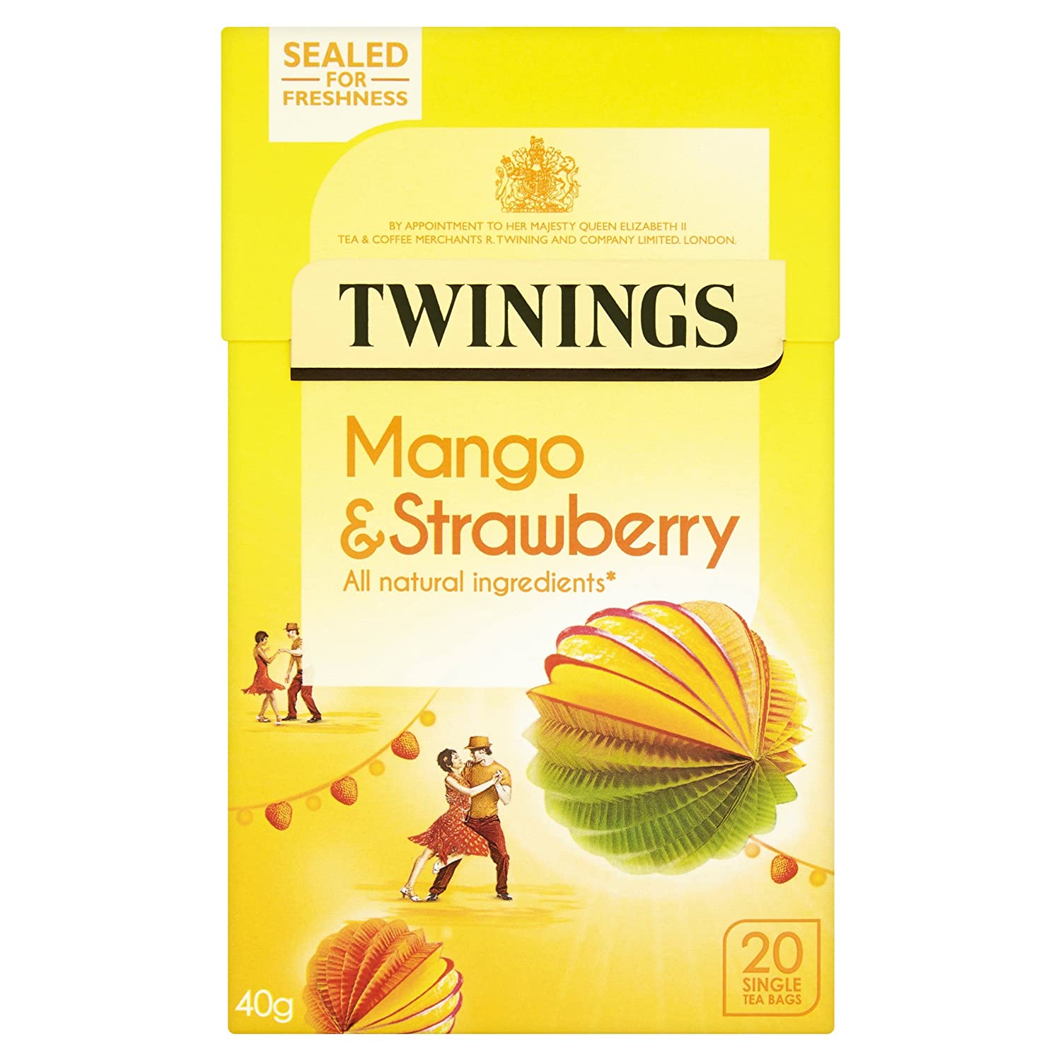Twinings Mango and Strawberry Tea ทไวนิงส์ มะม่วงและสตอเบอรี่ ชาอังกฤษ ...