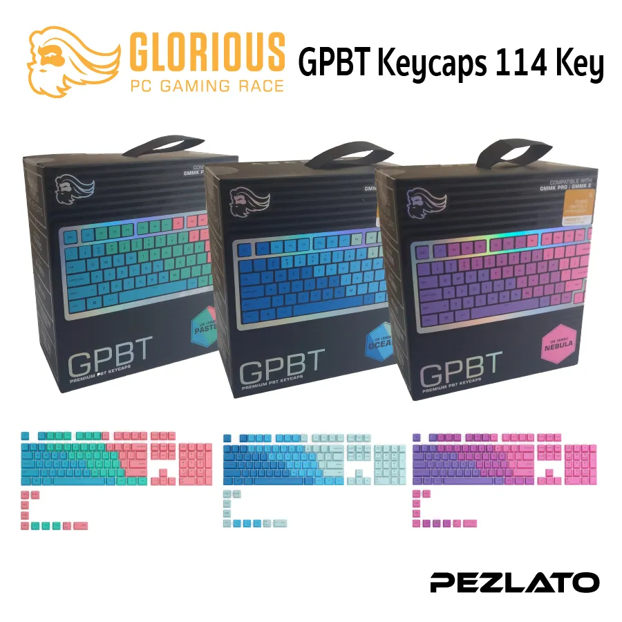 Glorious GPBT Keycaps 114 Key OCEAN | Thisshop