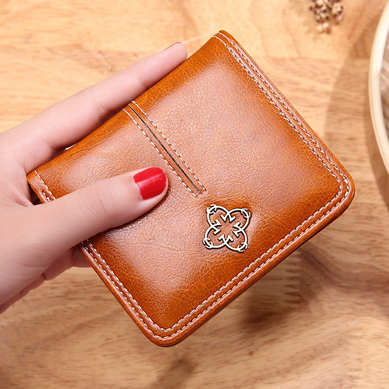 Women Coin Purses Short Wallet for Woman classic Leather Female Money ...