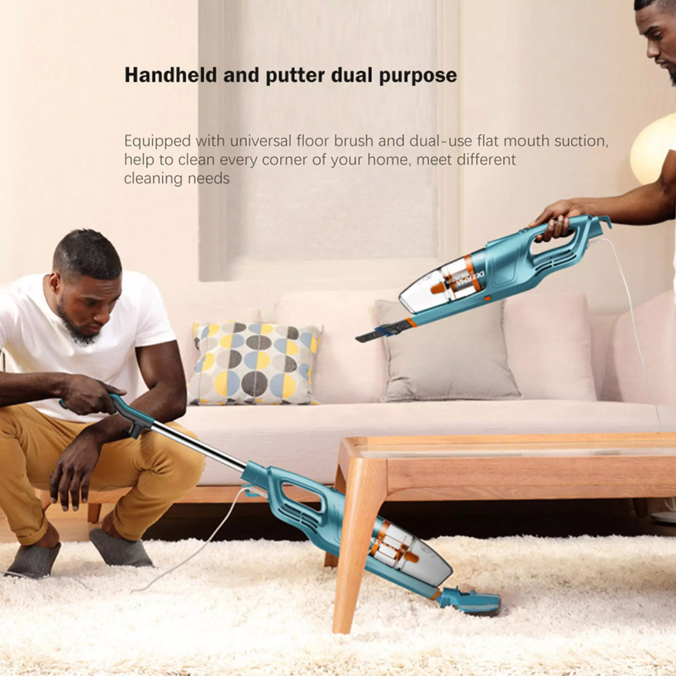 Deerma DX900 Vacuum Cleaner เครื่องดูดฝุ่นมือถือแรงดูดสูง14,000 Pa (รับ ...