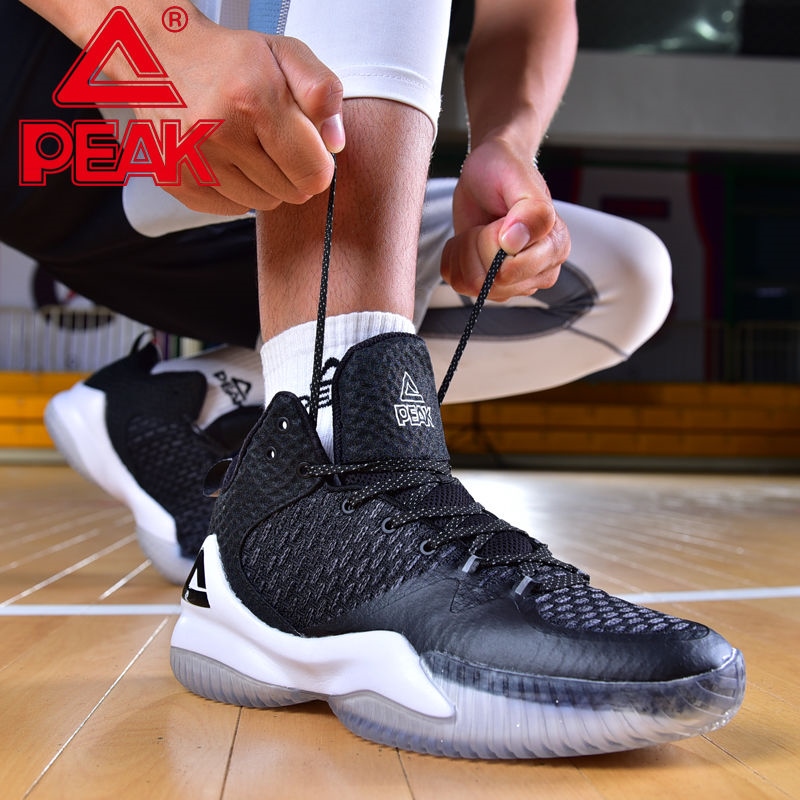 Peak basketball shoes men fall new low help combat boots light net ...