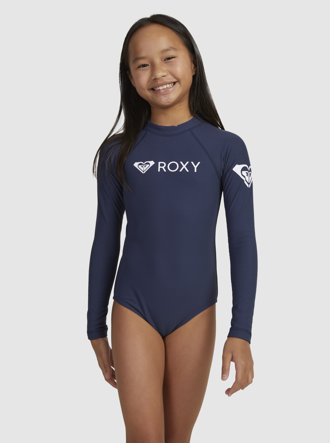 ROXY ชุดว่ายน้ำเด็กโต เก็บอุณถูมิ Girls 6-16 Heater Long Sleeve One ...