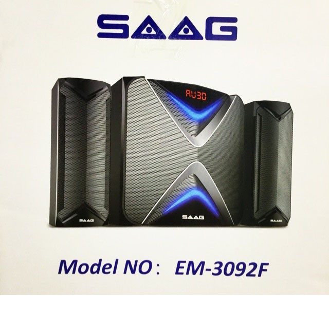 SAAG ลำโพง Bluetooth 2.1 รุ่น EM-3092F Eclipse กำลังขับ 49 W Multimedia ...