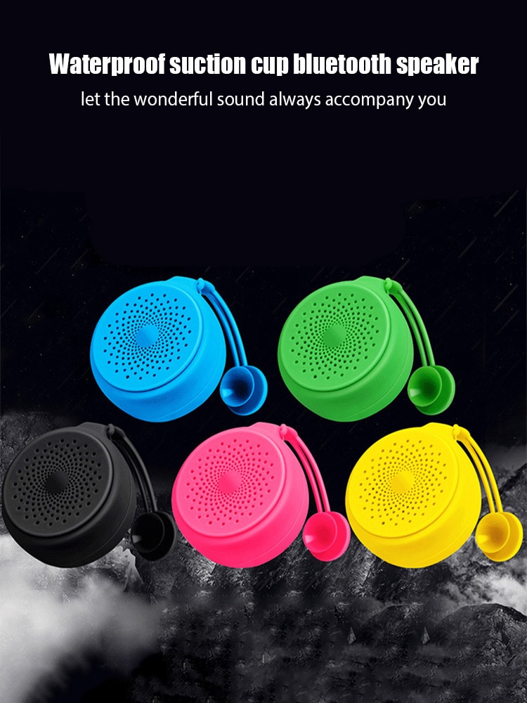 Wireless Bluetooth Suction Cup Speaker Stereo Indoor Bluetooth Audio ...