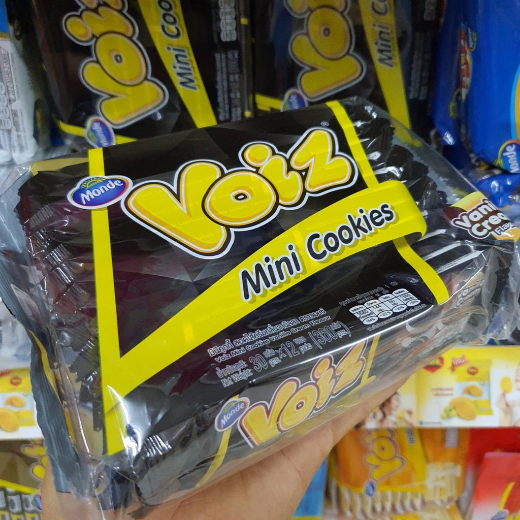 ลดเฉพาะวันนี้ [] วอยซ์ มินิคุกกี้ ไส้ครีมวนิลา voiz mini cookies vanila ...
