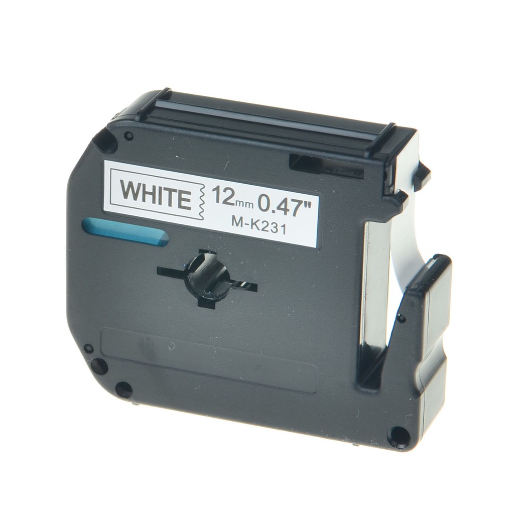 1 ชิ้น MK231 เปลี่ยน Brother label เทปสีดำบนสีขาว 12 มม - ร้านจำหน่าย ...