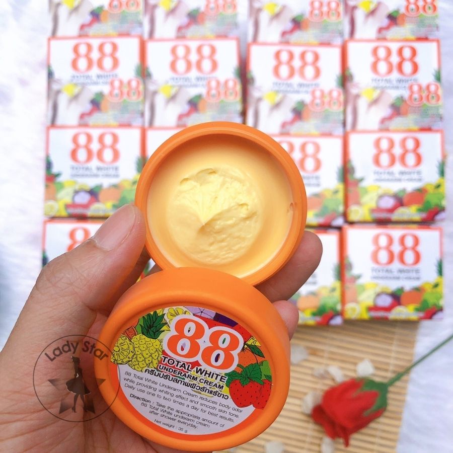 6กล่อง 88 Total white underarm cream ครีม88 - Lady Star - ThaiPick