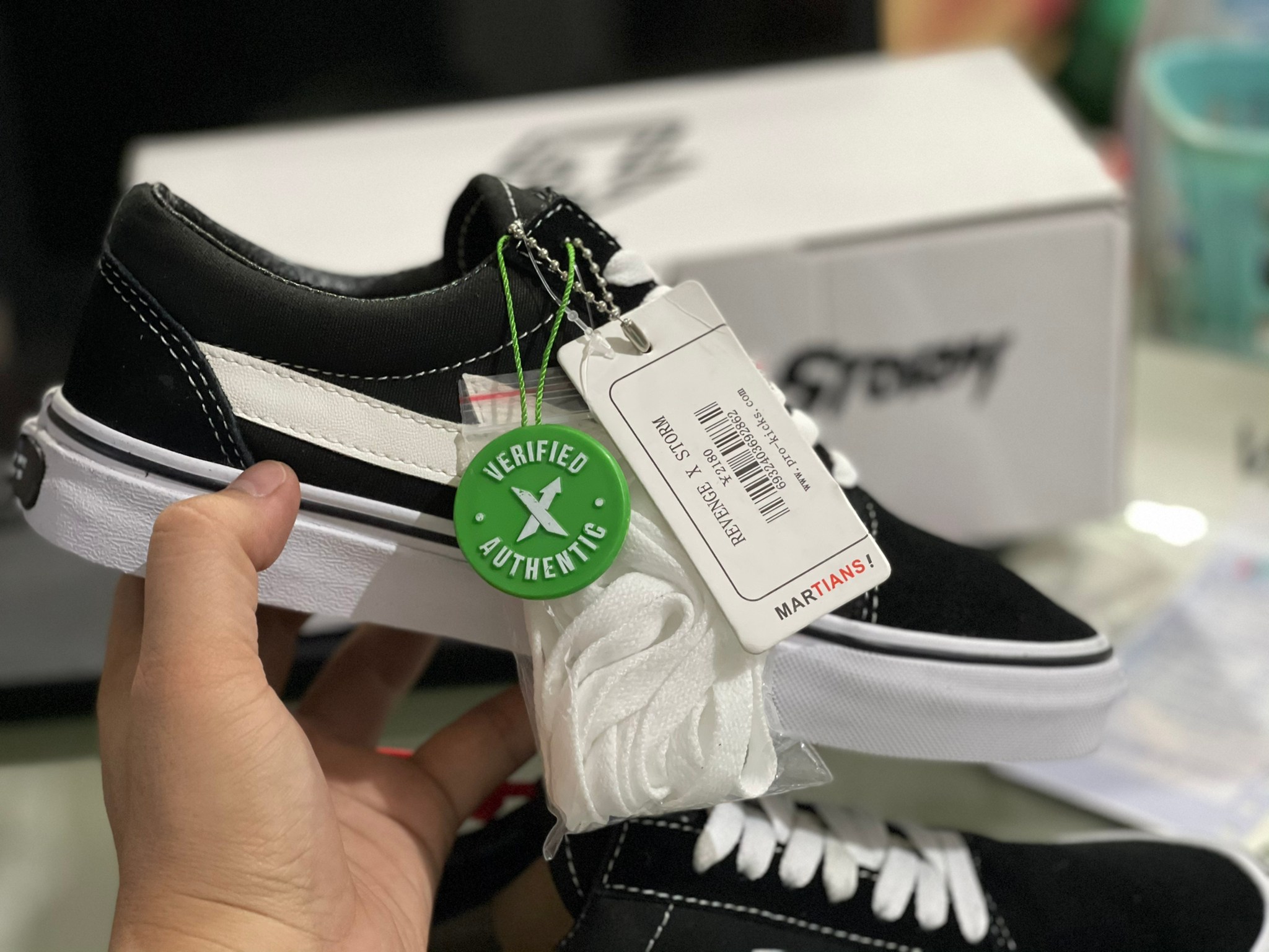 ลิขสิทธ์แท้???? ️ รองเท้าVANS Revenge x Storm V4 "Black " SIZE.36-44 ...