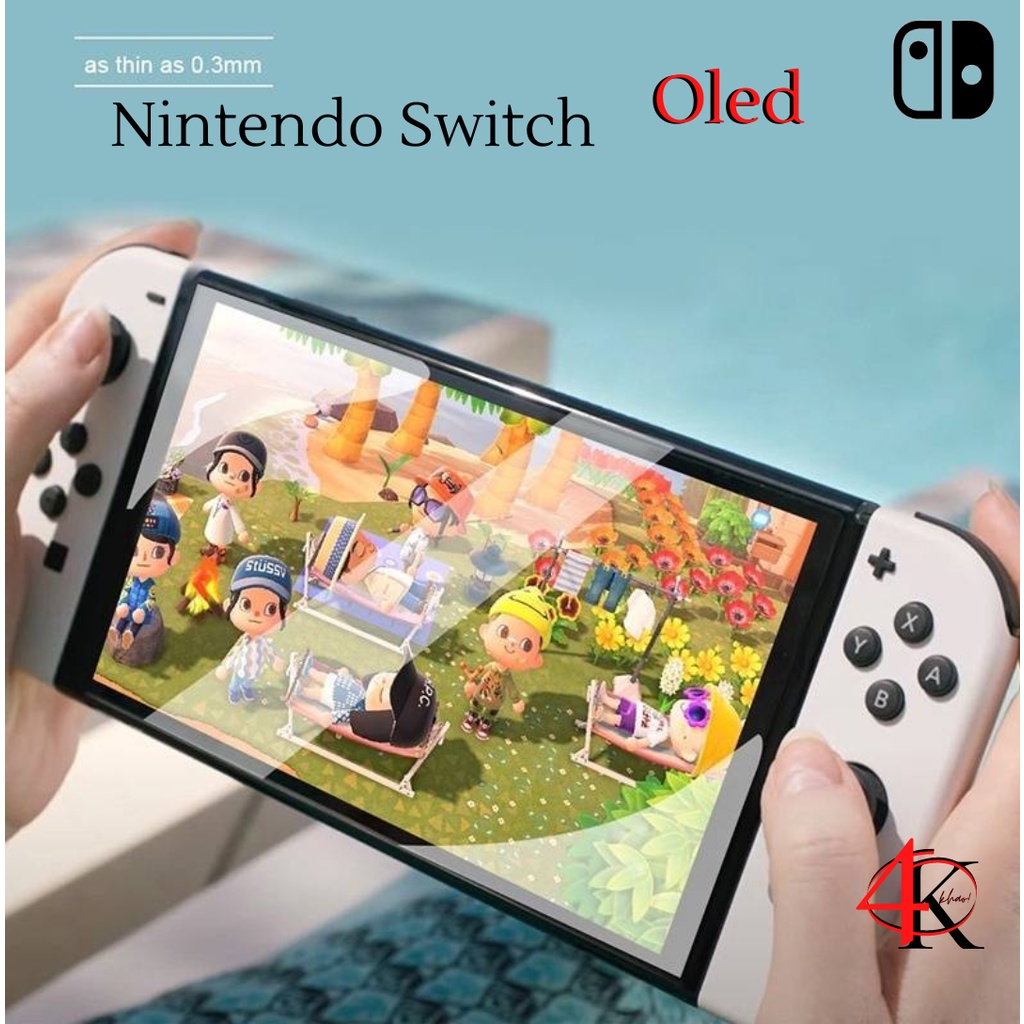 4Khao.s ฟิล์มกระจก Nintendo Switch OLED Film 9H ชัด แกร่ง เล่นเกมลื่น ไม่สะดุด - กล้วยช้อป ...