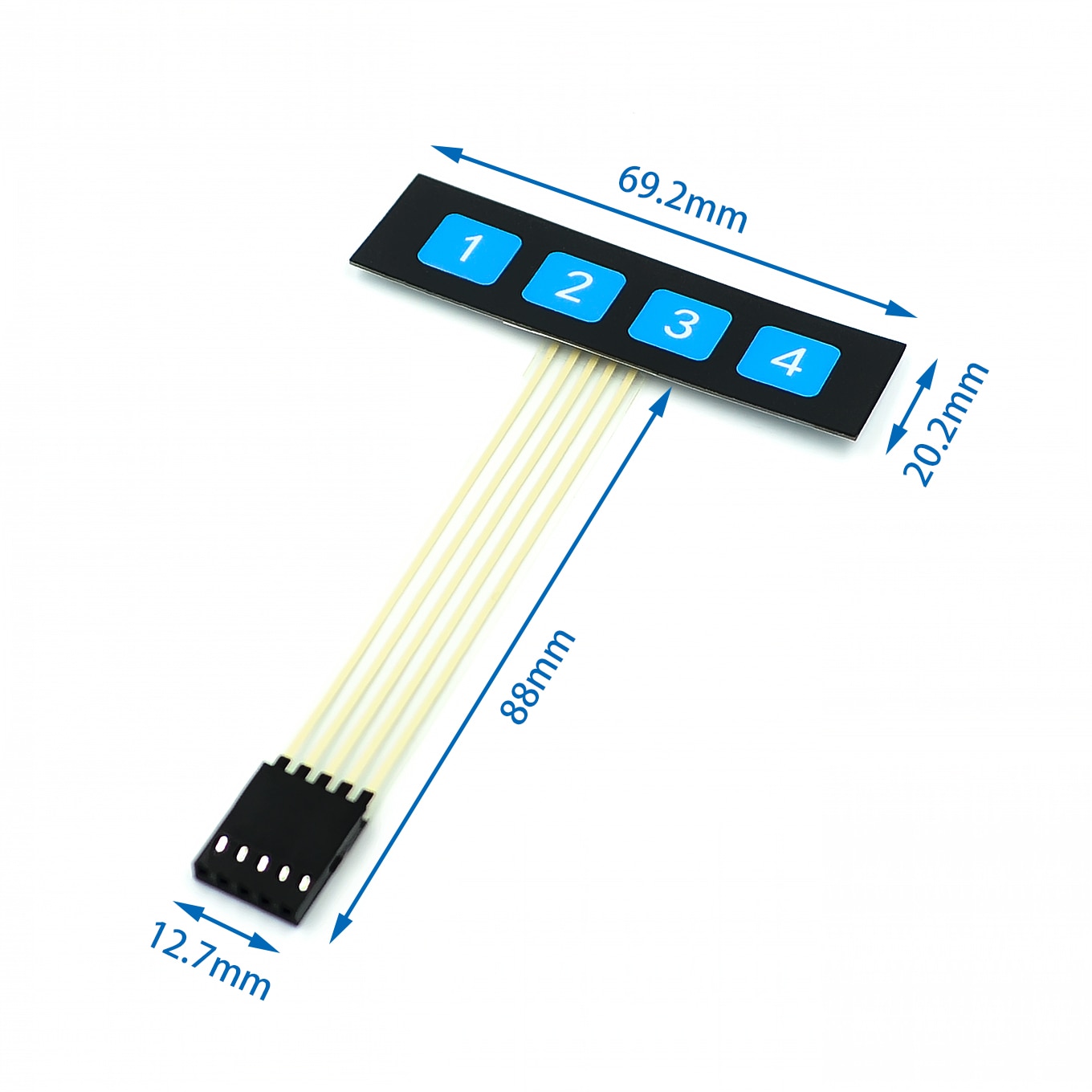 4x4 Matrix 16 Keypad Keyboard Module Board 16 Button MCU for Arduino ...