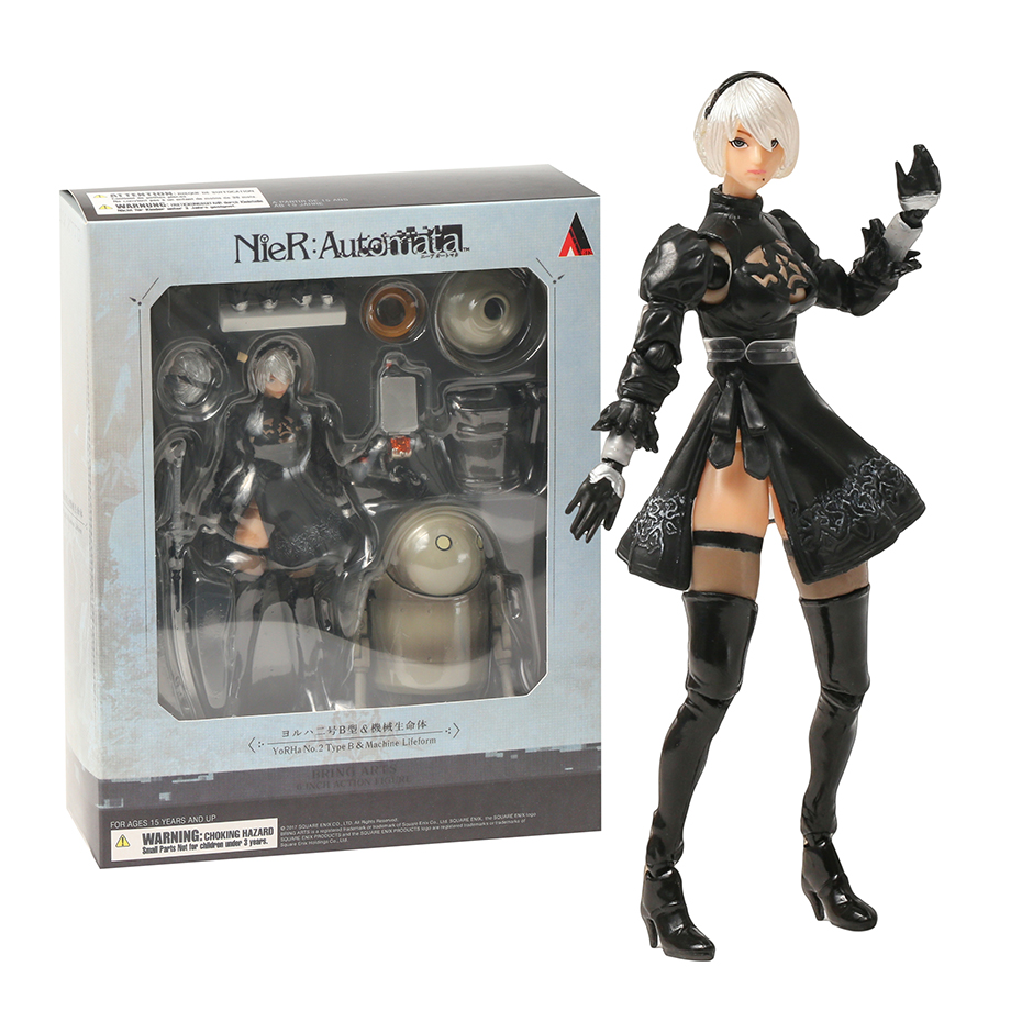 Nier automata Nie automata 2B & Machine lifeform 6 "Action FIGURE Joint ...