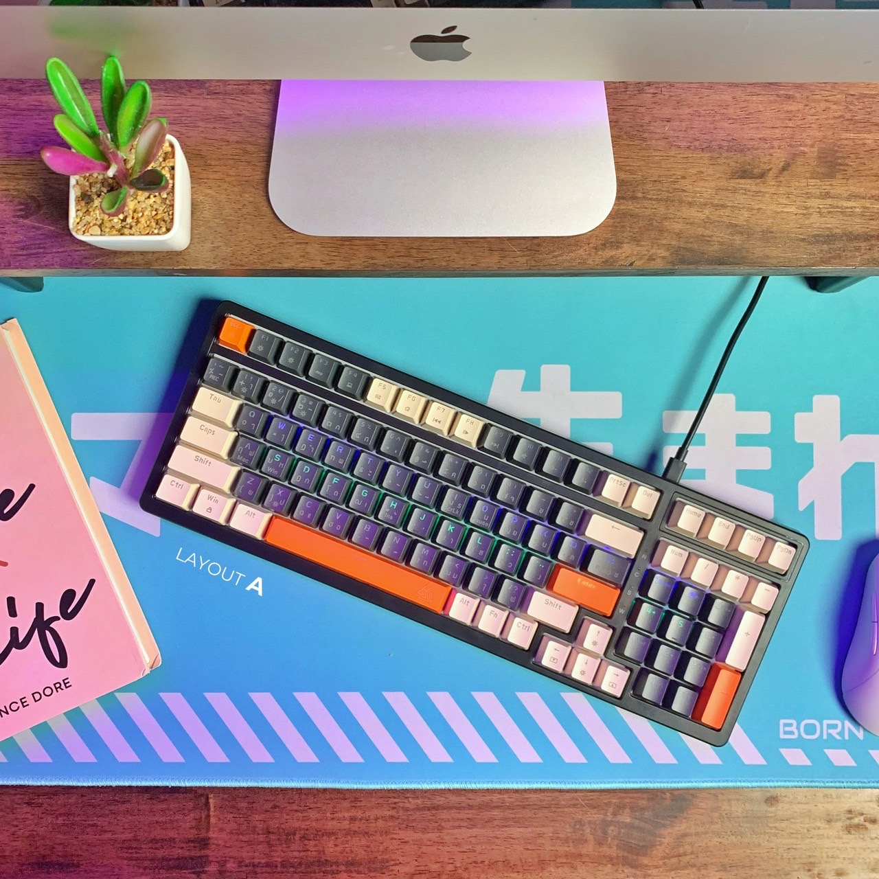 คีย์บอร์ดเกมมิ่ง EGA TYPE CMK1 Mechanical MINI RGB CIY Switch มีให้ ...
