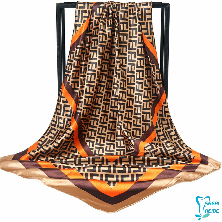 ผ้าพันคอ ผ้าคลุมไหล่ สไตล์โบฮีเมียน ไหล่ ผ้าพันคอ silk scarf - SABAI ...