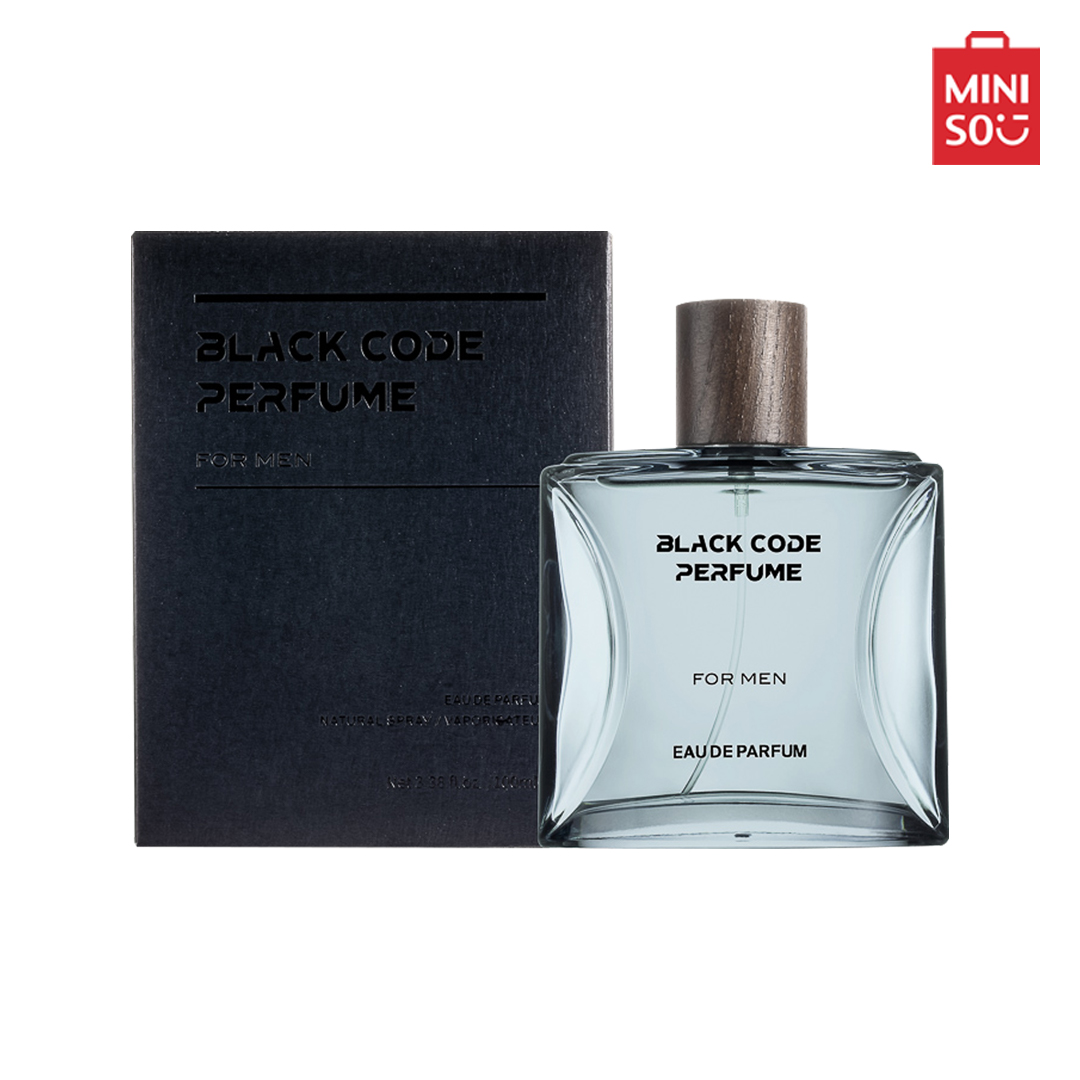 MINISO น้ำหอมแบรนแท้ น้ำหอมมินิโซ น้ำหอมผู้ชาย รุ่น Black Code Eau de ...