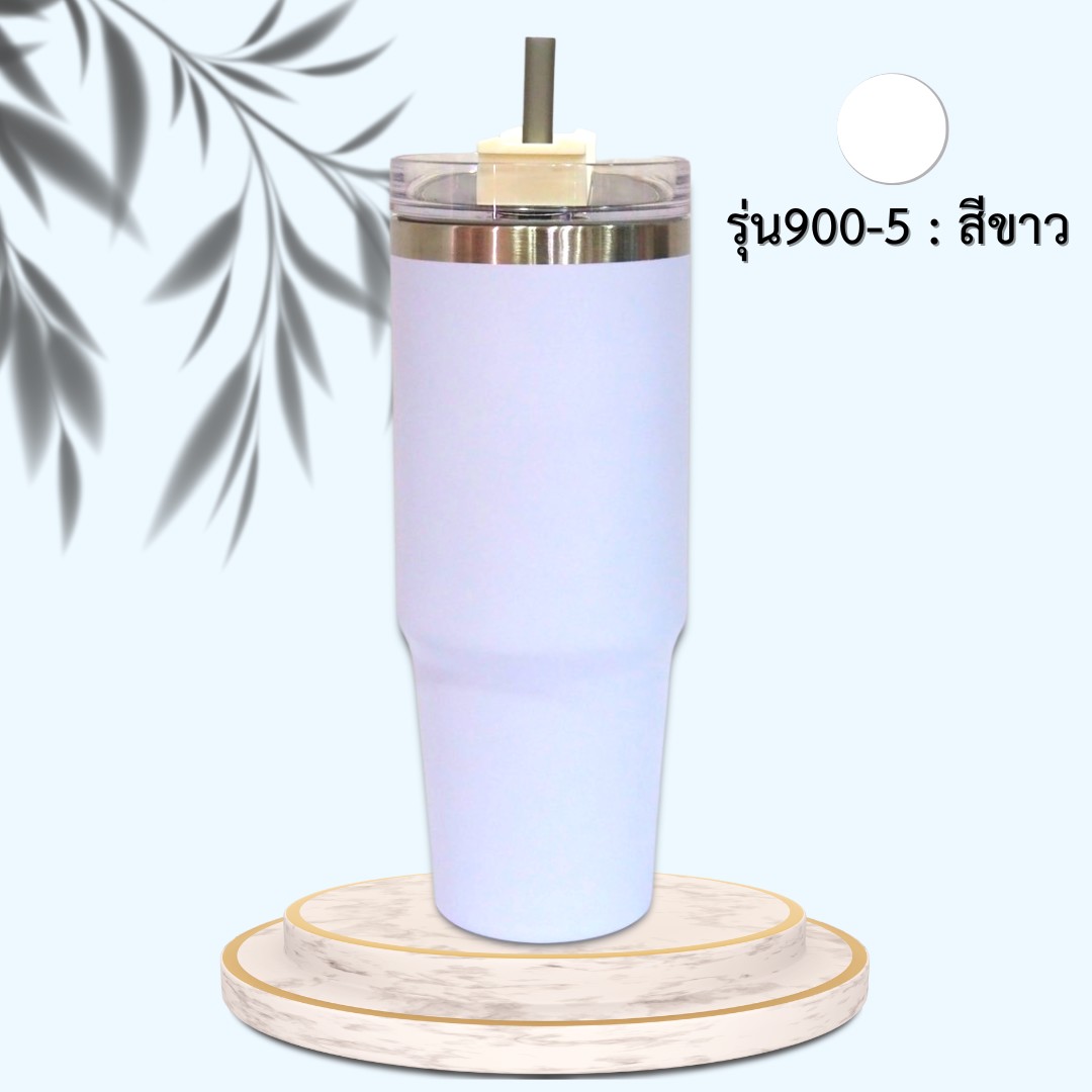 แก้วสแตนเลส 304 แก้วเก็บเย็น แก้ว แก้วเก็บอุณหภูมิ แก้วเก็บความเย็น แก้วน้ำ พร้อมหลอด อุ่นได้นาน ...