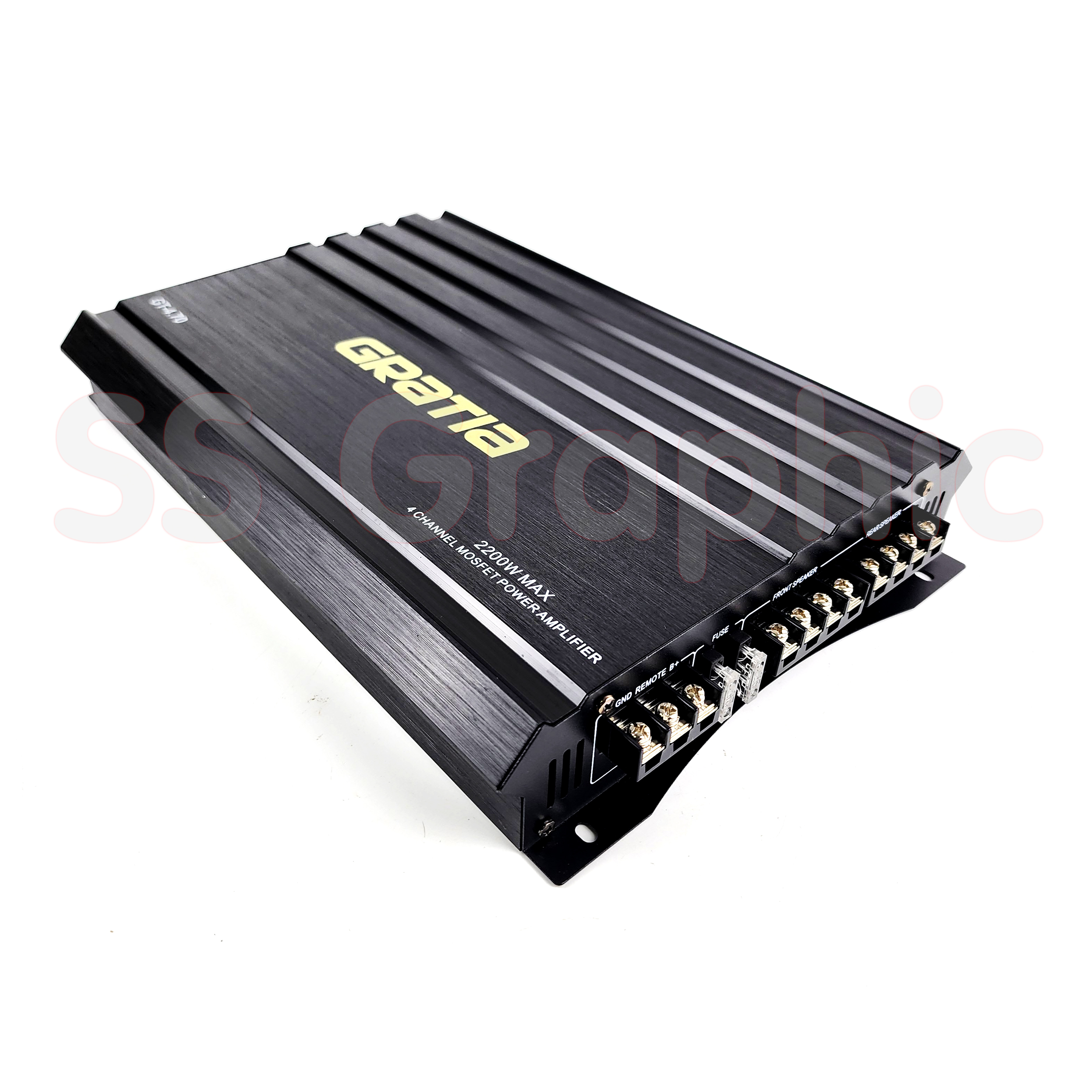 เพาเวอร์แอมป์ 4 ch GRATIA พาวเวอร์รถยนต์ ab 4ch เพาเวอร์แอมป์เสียงกลาง สามารถเป็นเพาเวอร์ซับเบส ...