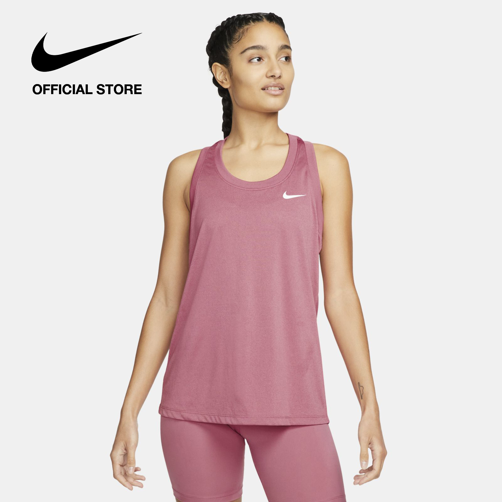Nike Womens Dri-FIT Tank Top - Desert Berry - Nike - ThaiPick