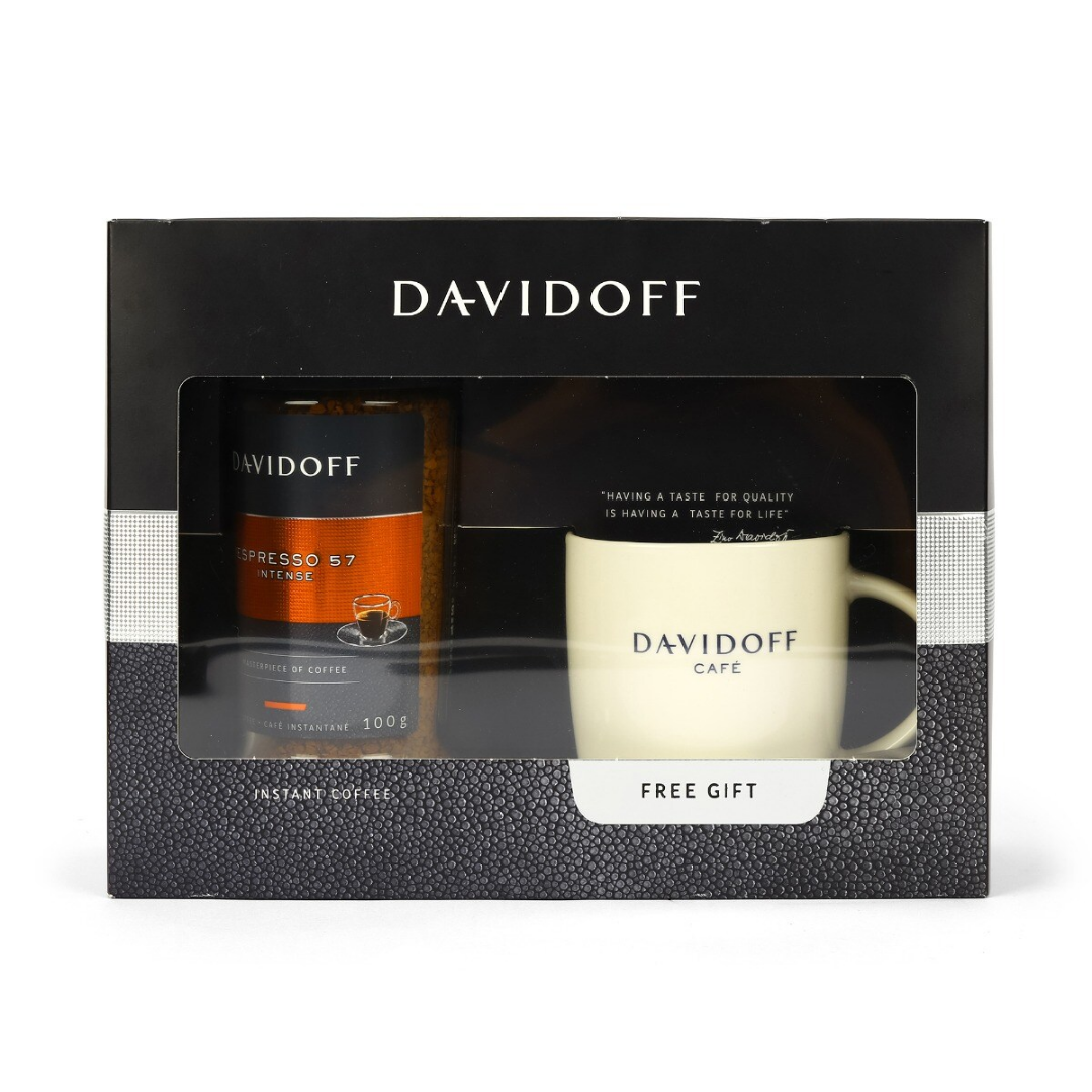 Davidoff Cafe Espresso 57 Instant Coffee Gift Set กาแฟสำเร็จรูป แดวิดอ ...