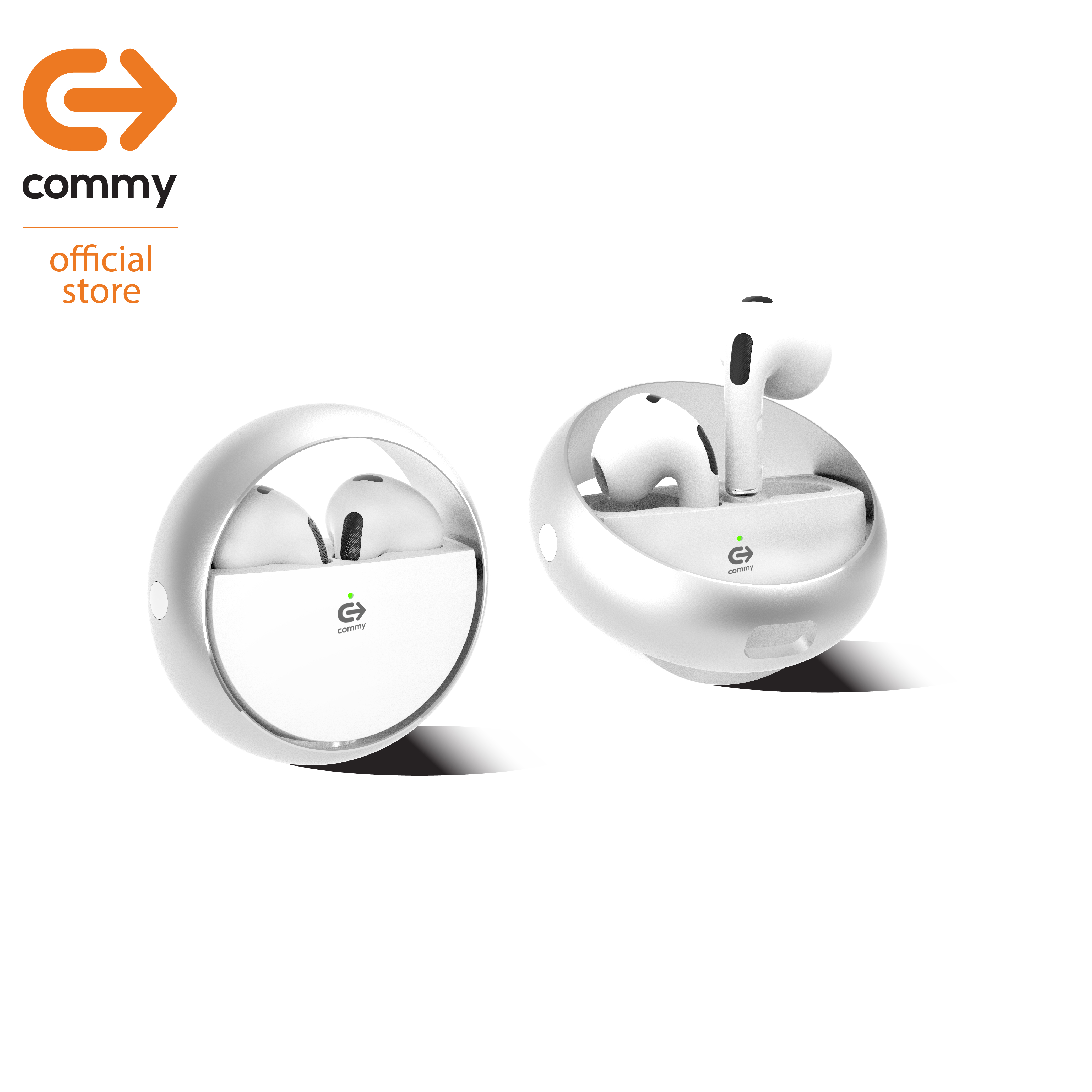 Commy TWS008 หูฟังไร้สาย ฟังสนุก สวมใส่สบาย หูฟังบลูทูธ Bluetooth ...