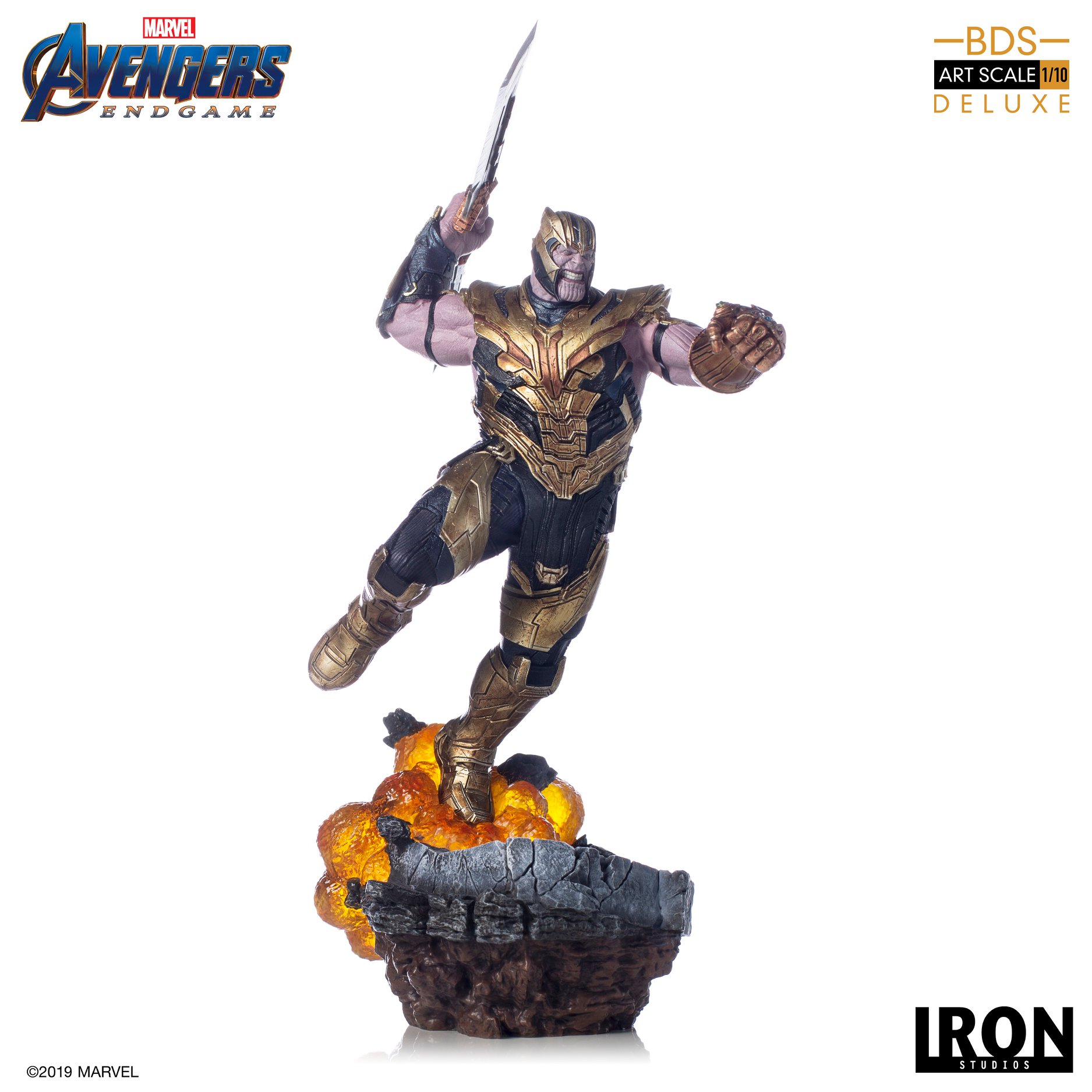 Iron Studios Thanos: Avengers Endgame BDS 1/10 Scale (Deluxe) (Statue ...