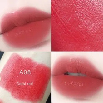 HLLRลิปสติก 3.2g สีพีช แดงก่ำแดง ส้ม อิฐ กันน้ำติดทนเพิ่มความชุ่มชื้นเครื่องสำอาง Lipstick-9019 ...