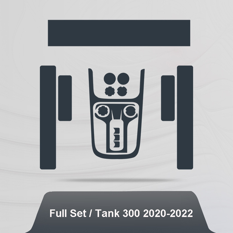 สำหรับกำแพง WEY ถัง300 2021 2022ใสรถศูนย์แดชบอร์ดนำทางหน้าจอเกียร์แผงป้องกัน TPU ฟิล์มสติ๊กเกอร์ ...