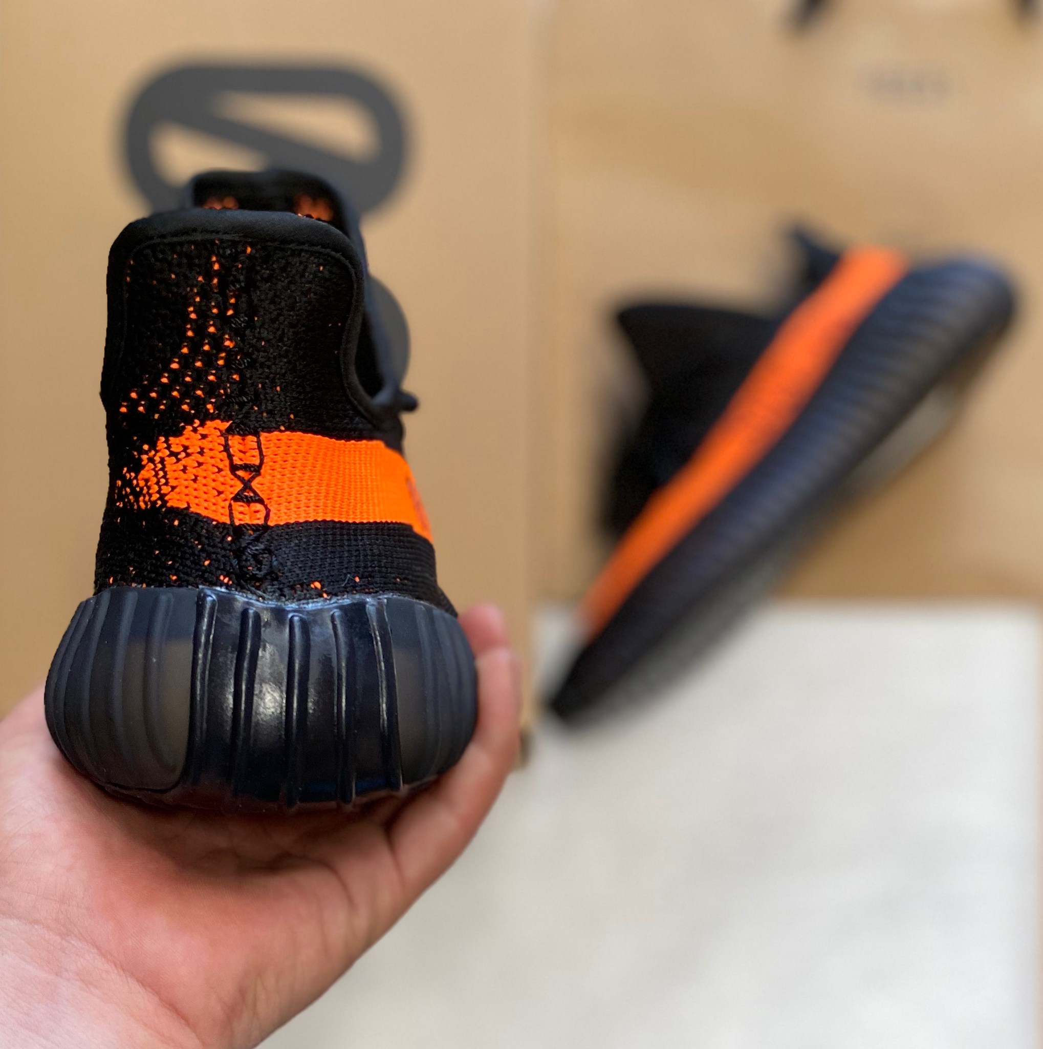 รองเท้าAdidas Yeezy Boost SPLY-350 V2 Zebra สีดำ รองเท้าวิ่ง รองเท้า ...