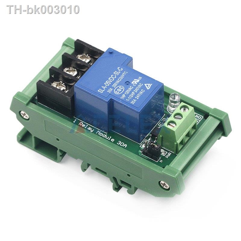 5V 12V 24V One 1 Channel Relay Module 30A with Optocoupler Isolation ...