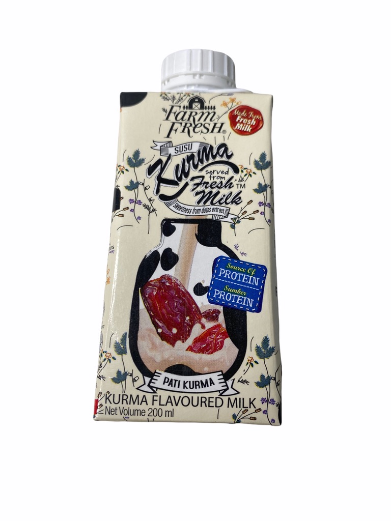 น้ำนมอินทผาลัม Date Palm Milk 椰枣牛奶 พร้อมดื่ม KURMA FRESH MILK Farm ...