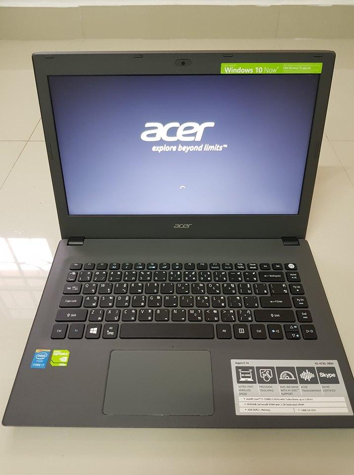 ขาย Acer Aspire E5-473G Core i7-5500U GeForce 920M - Depat Ledtv - ThaiPick