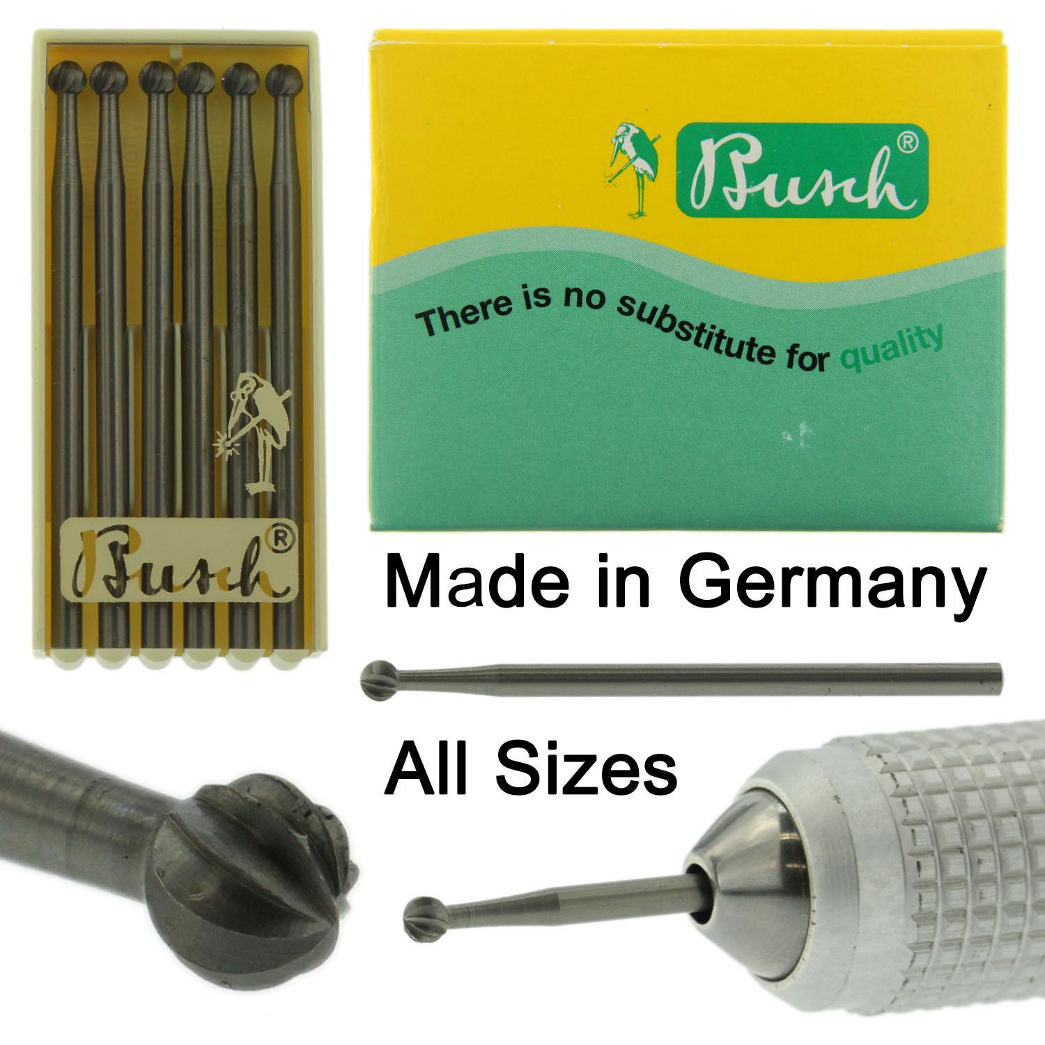 เม็ดมะยมบูช ดอกเจีย BUSCH STEEL BURS Fig1(1 ตลับมี 6 ชิ้น)#006 - DDTool ...