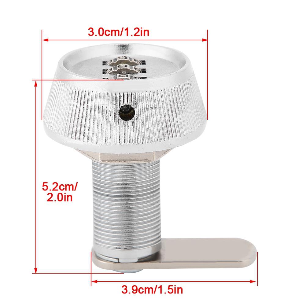 【โปรโมชั่นวันนี้】3 Digit Code Combination Coded Lock Password ...