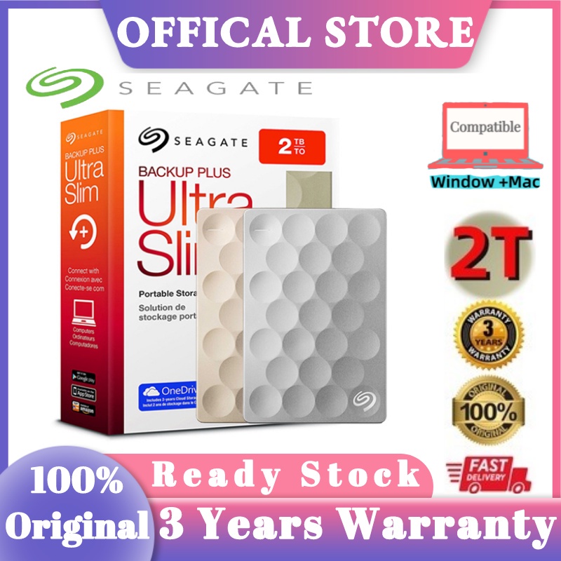 SEAGATE ฮาร์ดไดรฟ์ภายนอก HDD USB3.0 2TB 1TB สีเงิน - Hard.book.TH ...