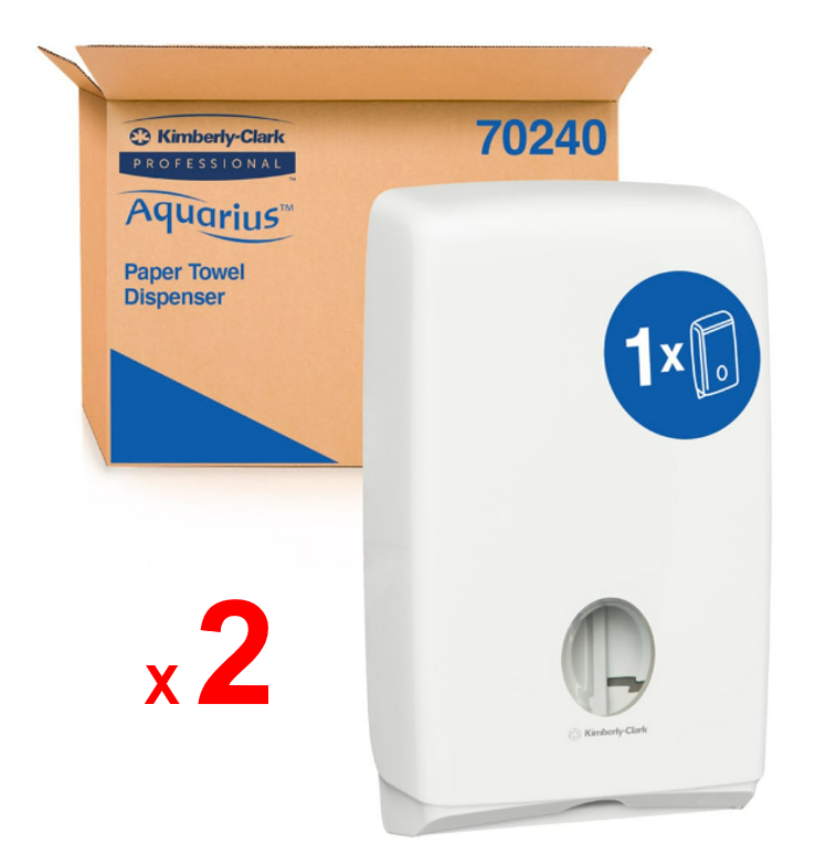 KIMBERLY-CLARK PROFESSIONAL AQUARIUS กล่องจ่ายกระดาษเช็ดมือ คิมเบอร์ ...