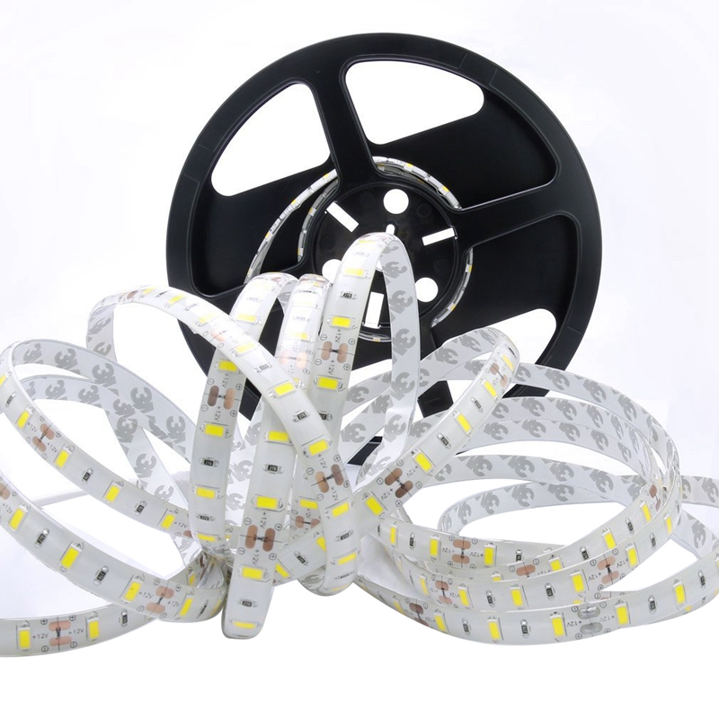 2x 50CM 12V 36 LED 5630 SMD Hard Strip Light Aluminum Shell With End ...