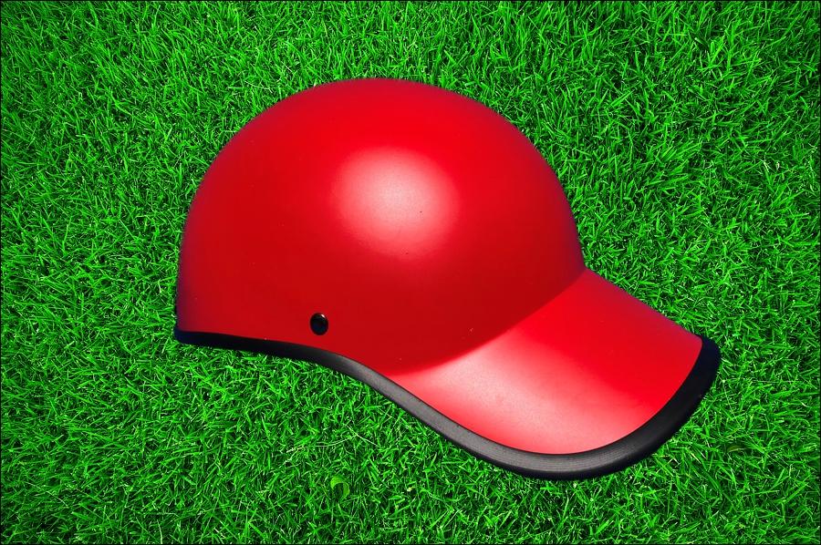 Unisex style half face helmet Baseball cap - หมวกกันน็อกแบบครึ่งหน้า ...