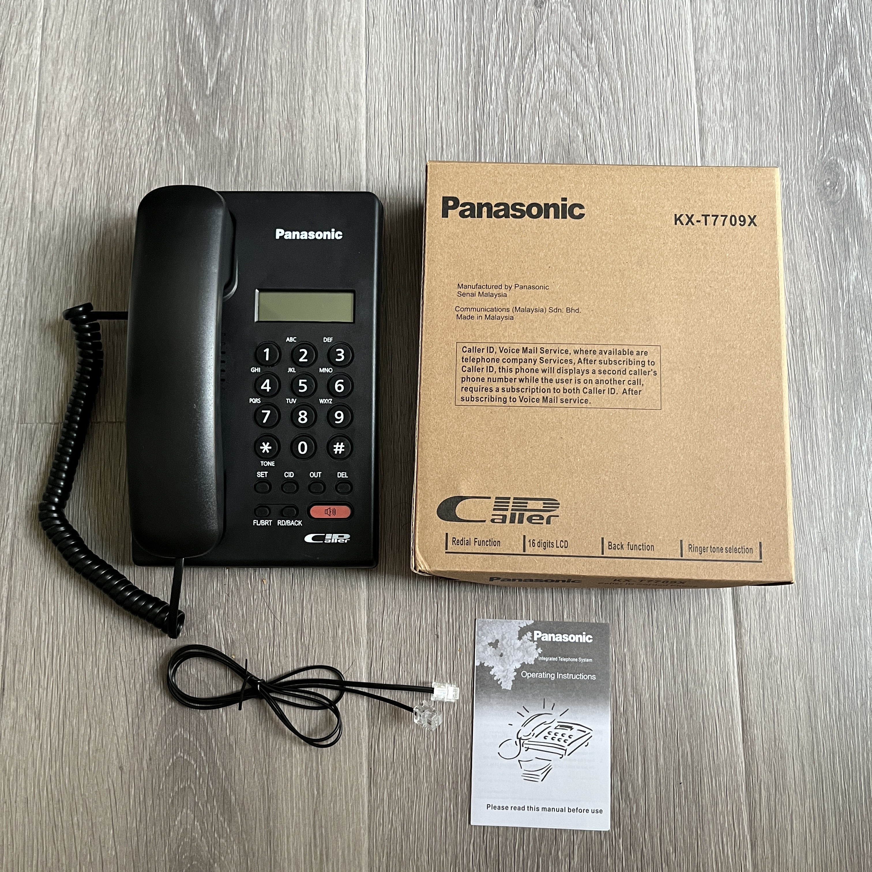 Panasonic โทรศัพท์รุ่นนิยม KX-T7709X (Single Line Telephone) ถูกมาก ...