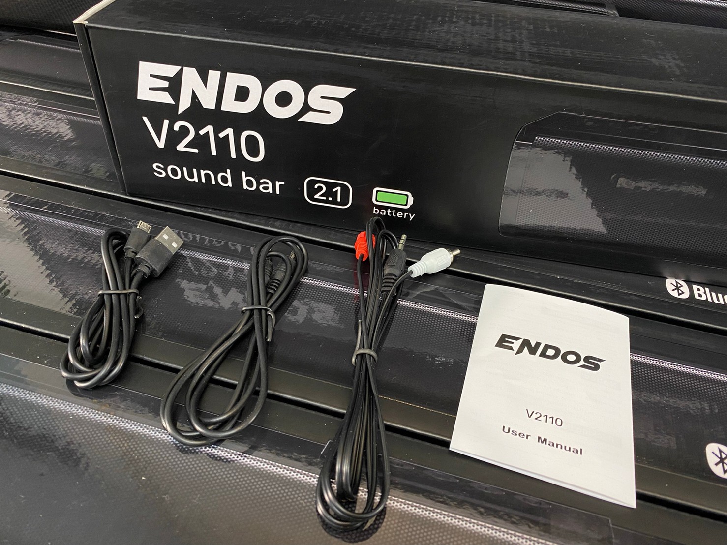 V2110 Endos รุ่นใหม่ ปี 2022 ของแท้ ลำโพงบลูทูธซาวบาร์ เบสแน่นมาก เสียง ...