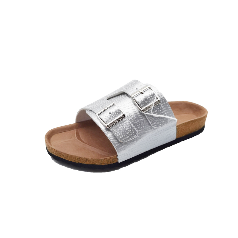 รองเท้าแตะหูหนีบผู้หญิง Birkenstock Arizona BF silver เงิน Unisex ...