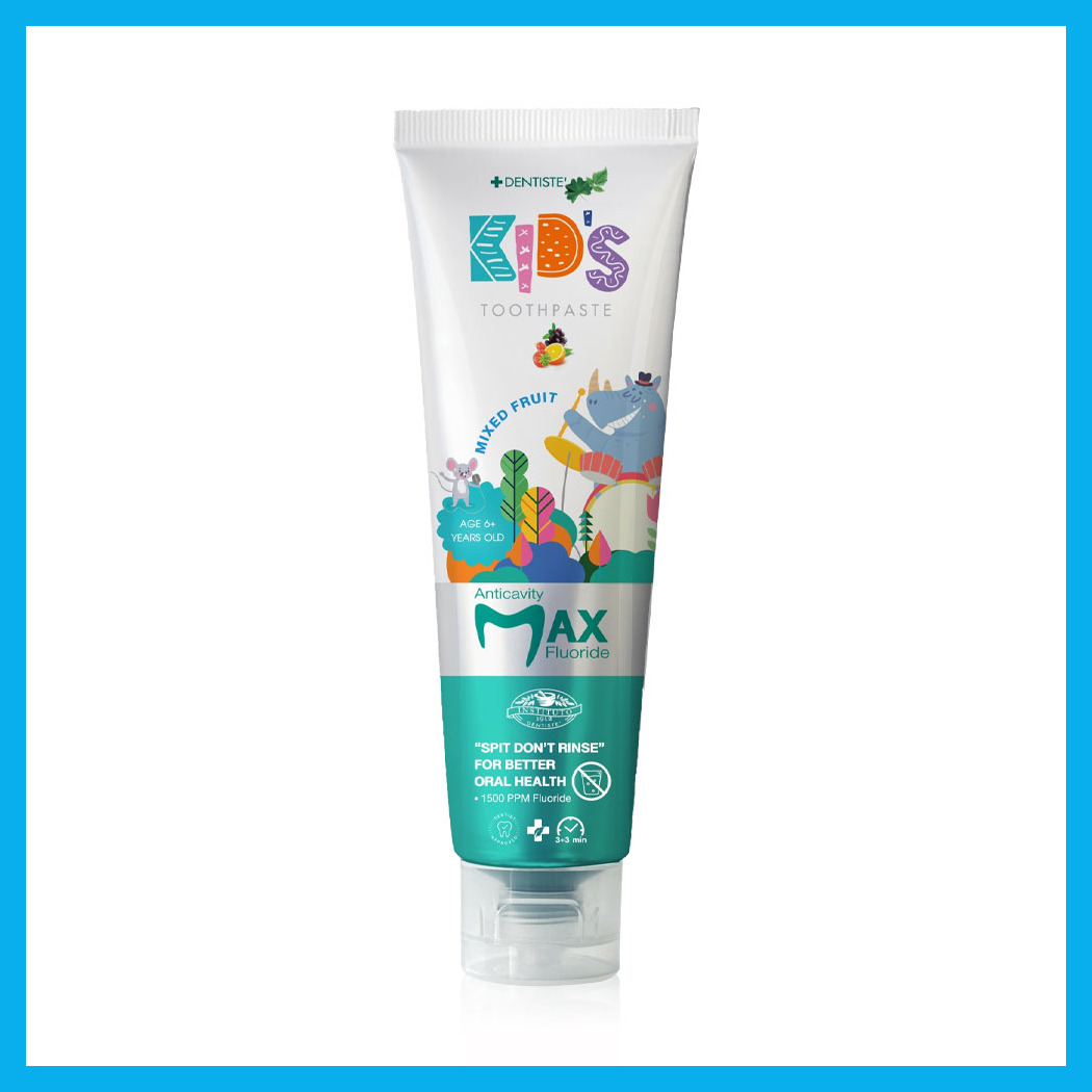 Dentiste Kids Toothpaste Mixed Fruit Flavor Max-Dry Brushing 60g ...
