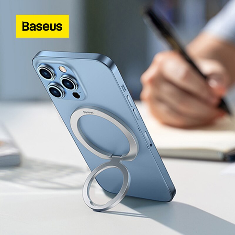 Baseus Metal Magnetic Sticker Plate Ring Phone Holder Iron Sheet Magnet ...
