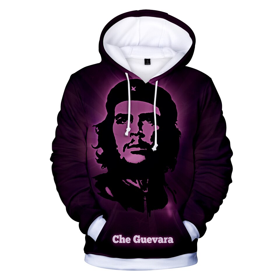 Cool Che Guevara Hero 3D Hoodies Sweatshirt Men Autumn Winter Hoodie ...