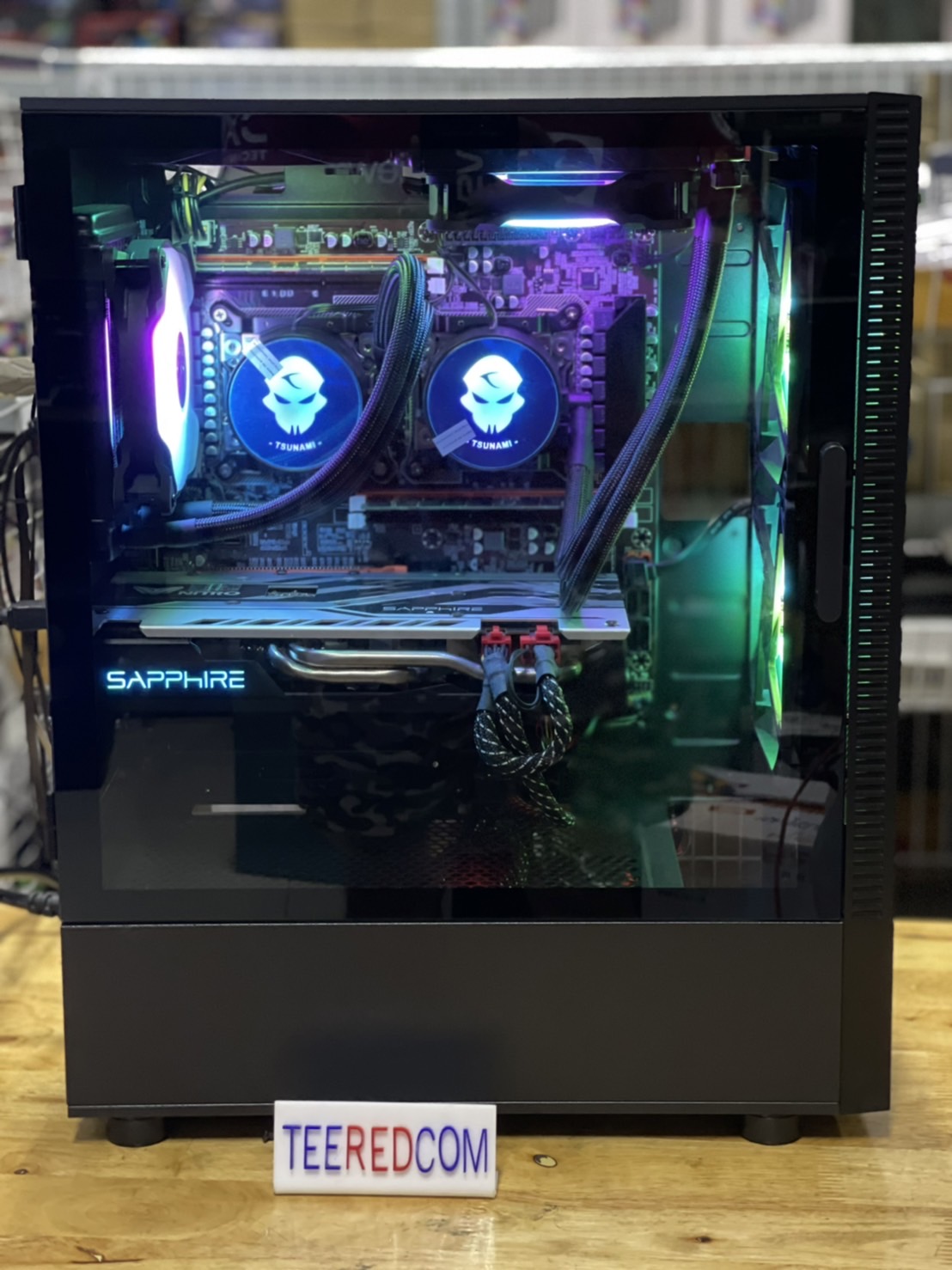 คอมพิวเตอร์ 16คอร์32เทรด 2CPU INTEL XEON E5 2667v2 x2 16C 32T 3.3ghz turbo 4.0ghz RX 570 8GB ...