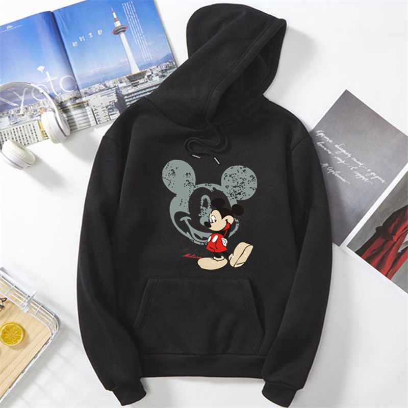 MIQI- LONGเสื้อยอดฮิตลายมิกกี้เมาส์ แจ็คเก็ต เเสื้อกันหนาว เสื้อฮู้ดแขน ...