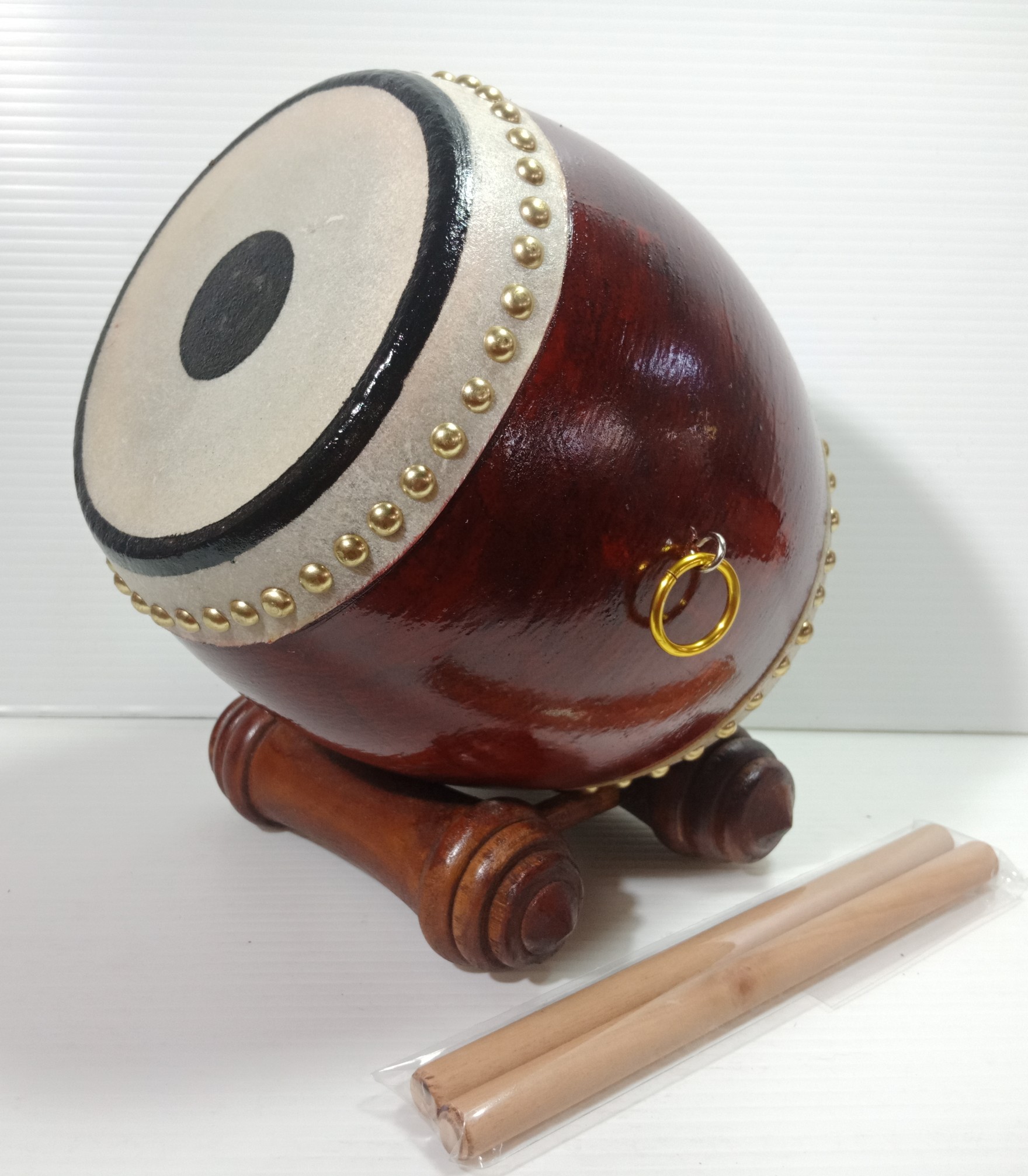 กลองตุ๊ก 5 นิ้ว พร้อมฐานตั้ง ไม้ตี - APtrade - ThaiPick