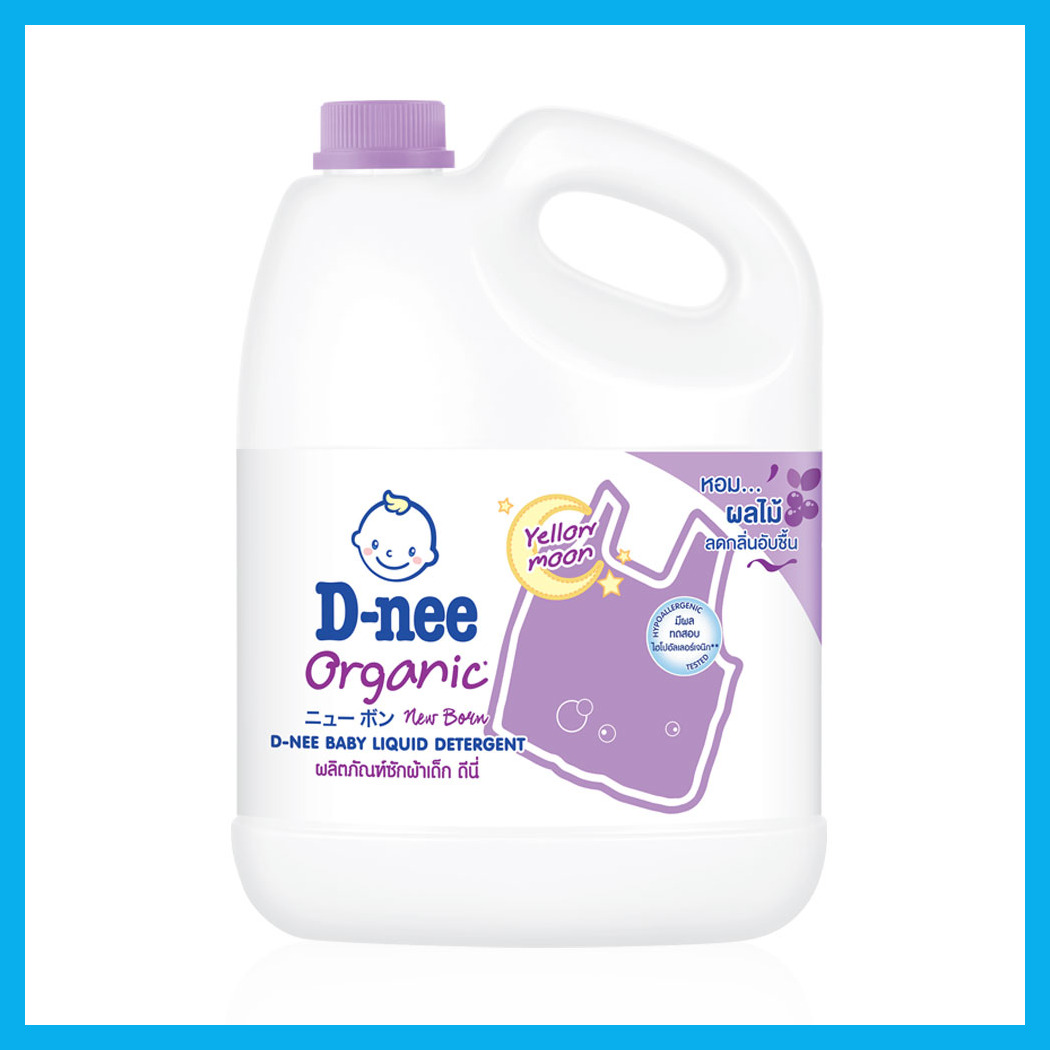 D-nee Baby Liquid Detergent Yellow Moon 3000ml - KONNIE&COCO - ThaiPick