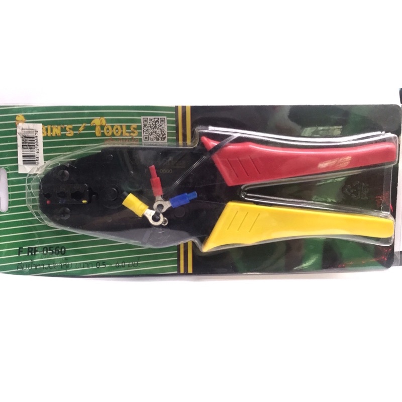 +โปรโมชั่น+ Robin's Tools คีมย้ำหางปลาหุ้ม ขนาด 0.5-6.0 sq.mm รุ่น F RF-0560 ราคาถูก คีม ล็อค ...