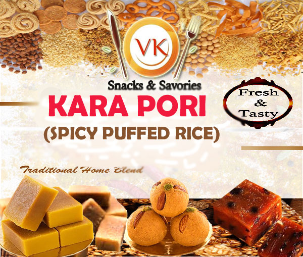 KARA PORI - Spicy South indian Famous Spicy Masala Puffed Rice Snacks ...