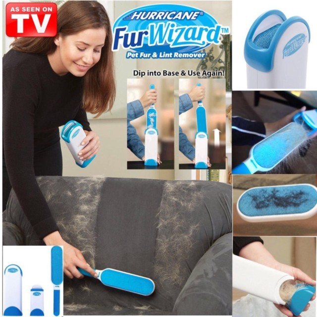 ราคาตอนนี้ Hurricane Fur Wizard แปรงทำความสะอาดขนสัตว์ แปรงกำจัดขนสัตว์ ...