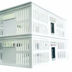 ตะกร้าอเนกประสงค์ สี่เหลี่ยมสีขาว ยี่ห้อ Keyway รุ่น DT-31 - Plastic world phetburi - ThaiPick